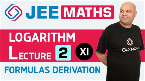 IIT JEE MATHS Logarithm Episode By An IITian YouTube