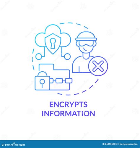 Prevent Hacking Attack Concept Icon Vector Illustration 263789412