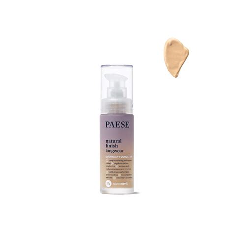Paese Nanorevit Natural Finish Longwear Foundation 25 Sand Beige 30ml