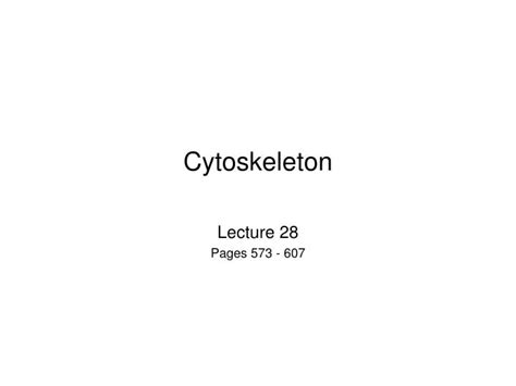 PPT Cytoskeleton PowerPoint Presentation Free Download ID