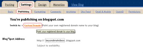Easy Steps To Make Your Blogger Blog A Website