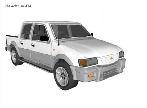 Chevrolet Luv 4x4 3d Model 70577 Model Copy Default