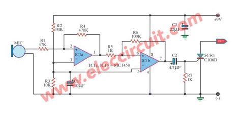 3 Sound Activated Switch And Detector Circuit With Pcb