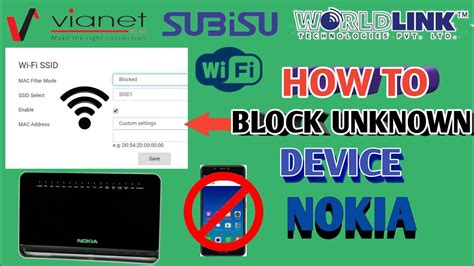 how to block unknown or known device from your mobile or laptop wi