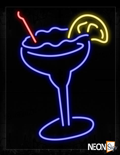 Glass Wine Neon Sign