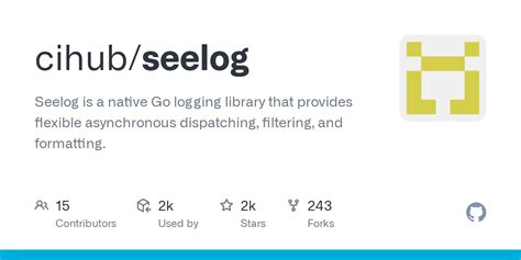 github cihub seelog seelog is a native go logging library that