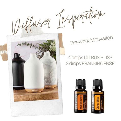 Frankincense And Citrus Bliss Essential Oil Diffuser Blend