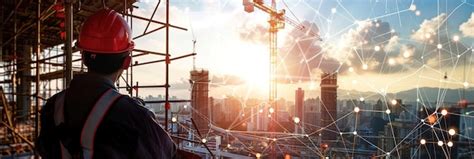 Premium Photo A Smart Construction Site Equipped With Iot Sensors For