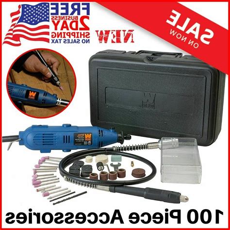 Piece Dremel Tool Kit Set Variable Speed
