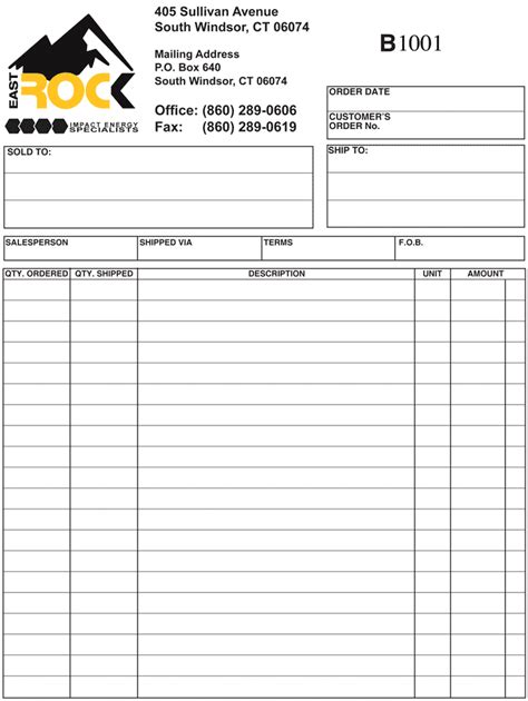 Tree Removal Tree Service Invoice Template