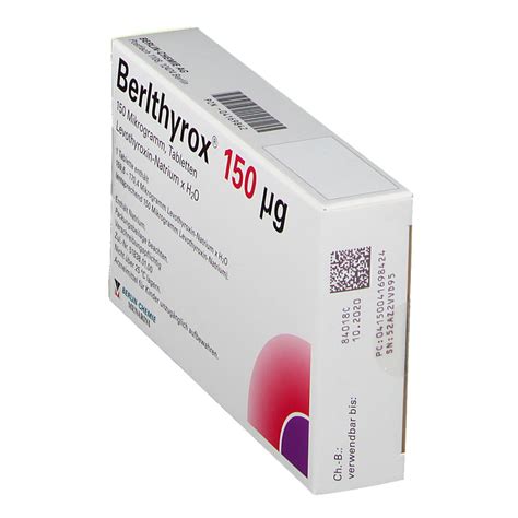 Berlthyrox® 150 µg 50 St Mit Dem E Rezept Kaufen Shop Apotheke