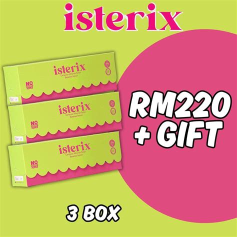 Isterix By Nilofa Plus Kedaimudah2u Produk Pilihan Terhangat