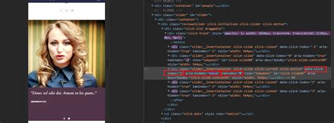 Html Изменение класса Div A при переключении слайда в Slick слайдере