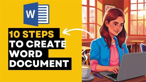 Create Ms Word Document With 10 Steps Youtube