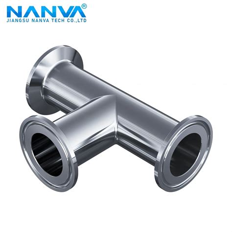 Clamp Type Quick Opening Tee Butterfly Valve And Pneumatic Butterfly