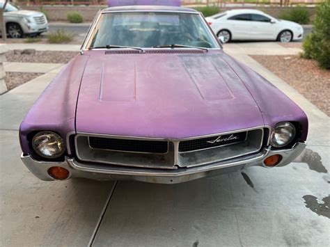 1968 Amc Javelin Coupe Purple Rwd Automatic For Sale