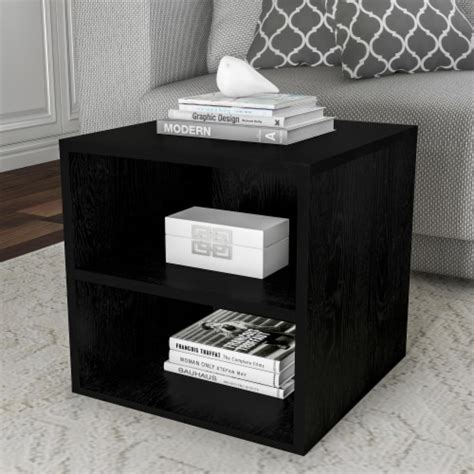 lavish home end table stackable contemporary minimalist modular cube
