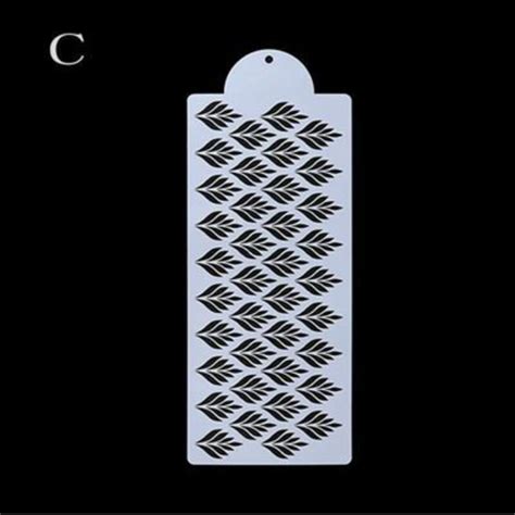 Cake Stencil Leaf Shape Pattern Cake Decorating Pl Vicedeal