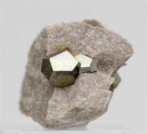 Rare Pyrite Crystals Lava Limestone Matrix Mineral Specimen China