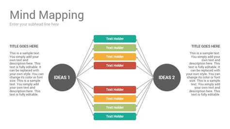 Mind Mapping Diagrams Keynote Template SlideSalad