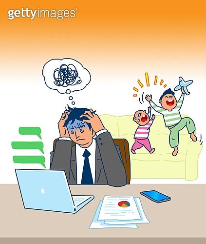 재택근무 일러스트 비즈니스 주제 사업관계 비즈니스 사무실 업무현장 코로나19 사회적거리두기 사회이슈 이미지 Jv12237712 게티이미지뱅크