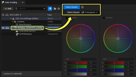 Color Grading Panel In Unreal Engine Unreal Engine 5 6 Documentation Epic Developer Community