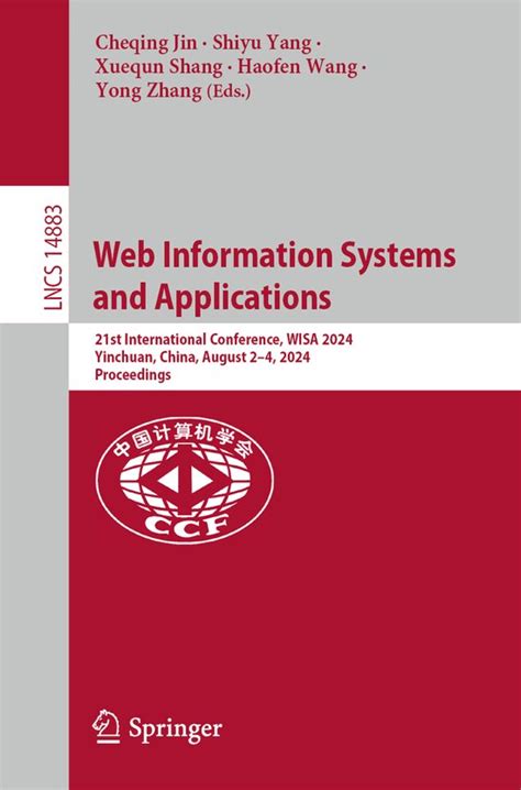 Lecture Notes In Computer Science Web Information Systems And Applications Bol