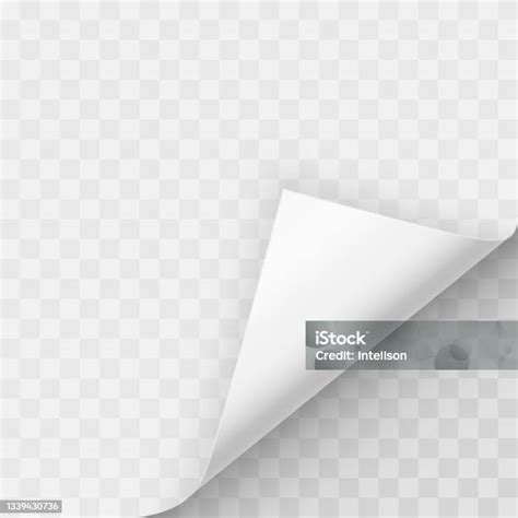 현실적인 말린 종이 모서리 세트 모형 페이지 가장자리 컬과 구부러진 종이 컬리 페이지 코너 A4 그림자와 3d 페이지 컬 주식 벡터 돌기에 대한 스톡 벡터 아트 및 기타