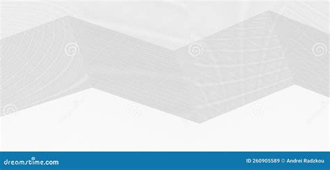 Guilloched Background With Thin Broken Gray Lines Stock Vector Illustration Of Lines