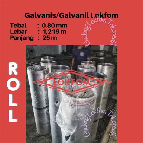 Jual Seng Galvanis Galvanil Bjls Lokfom 0 80 Mm Roll Kota Tangerang Selatan Gudang Lokfom
