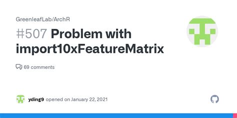 Problem With Import XFeatureMatrix Issue GreenleafLab ArchR GitHub