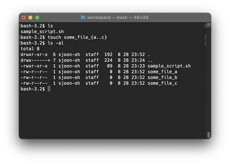 쉘 스크립트 문법 정리 Namespace Footprint