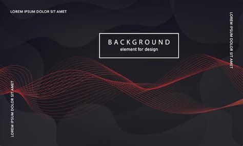 Premium Vector Abstract Gradient Background Wave Element For Design Poster Digital Frequency