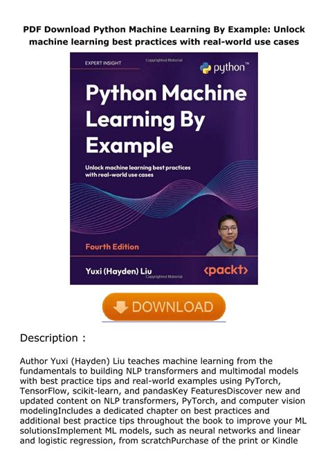 Python-Machine-Learning-By-Example-Unlock-machine-learning-best-practices-with-realworld-use-cases