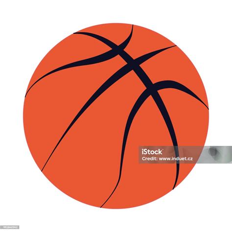 농구 공 절연 벡터 디자인 로고 마크 검은 지방 라인 오렌지 화이트 Championship에 대한 스톡 벡터 아트 및 기타 이미지 Championship 건강한 생활
