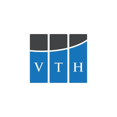 Vth Letter Logo Design On White Background Vth Creative Initials Letter Logo Concept Vth