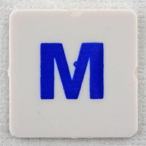 Hangman Tile Blue Letter M Leo Reynolds Flickr