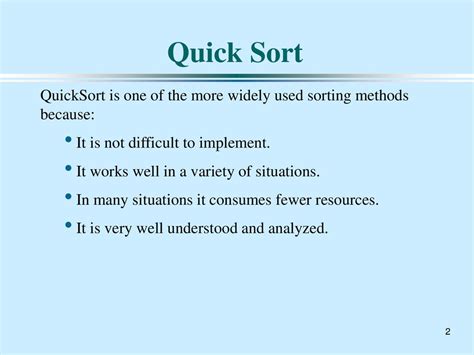 Algorithms CSCI 235 Spring 2019 Lecture 16 Quick Sort Read Ch Ppt Download