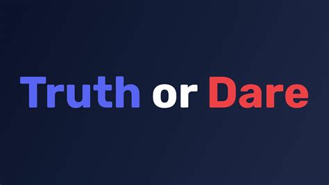 Truth Or Dare Community Discord Servers
