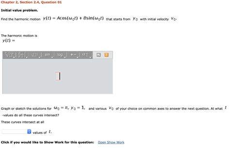solved chapter 2 section 2 4 question 01 initial value