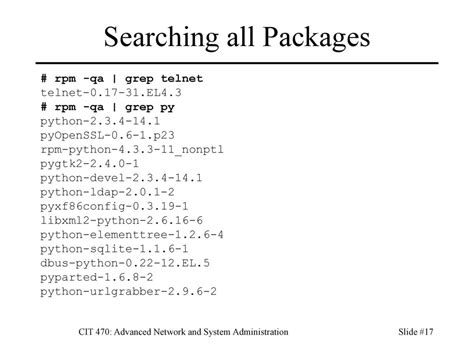 Cit 470 Advanced Network And System Administration Ppt Download
