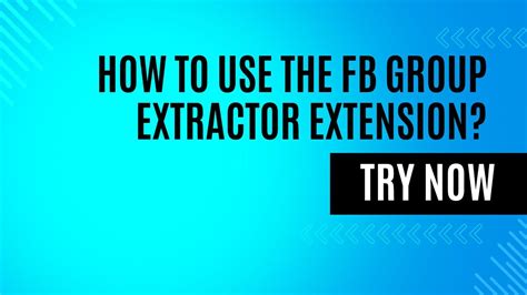 How To Extract Facebook Group Member Data Using Fb Group Extractor