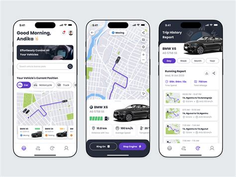 Car Tracking Mobile App Concept By Andika Tata 🌱 For Caraka On Dribbble
