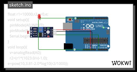Ldr LED Wokwi ESP32 STM32 Arduino Simulator