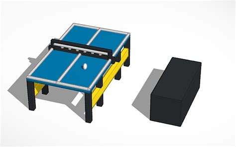 3d Design Table Tennis Tinkercad