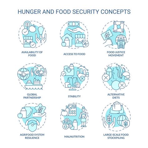 150 Food Security Infographic Stock Illustrations Royalty Free Vector
