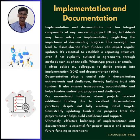 Implementation And Documentation A Key Component Of Project Success
