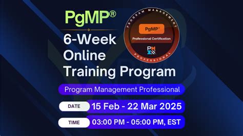 Pgmp 6 Week Online Group Mentoring Program Fast Track Your Certification