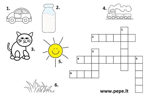 Кросворди для дітей 🕸 Pepe Lt