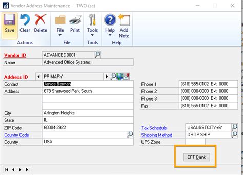 Setting Up Eft For Payables Management In Dynamics Gp 2013 And Later Part 1 Martin And